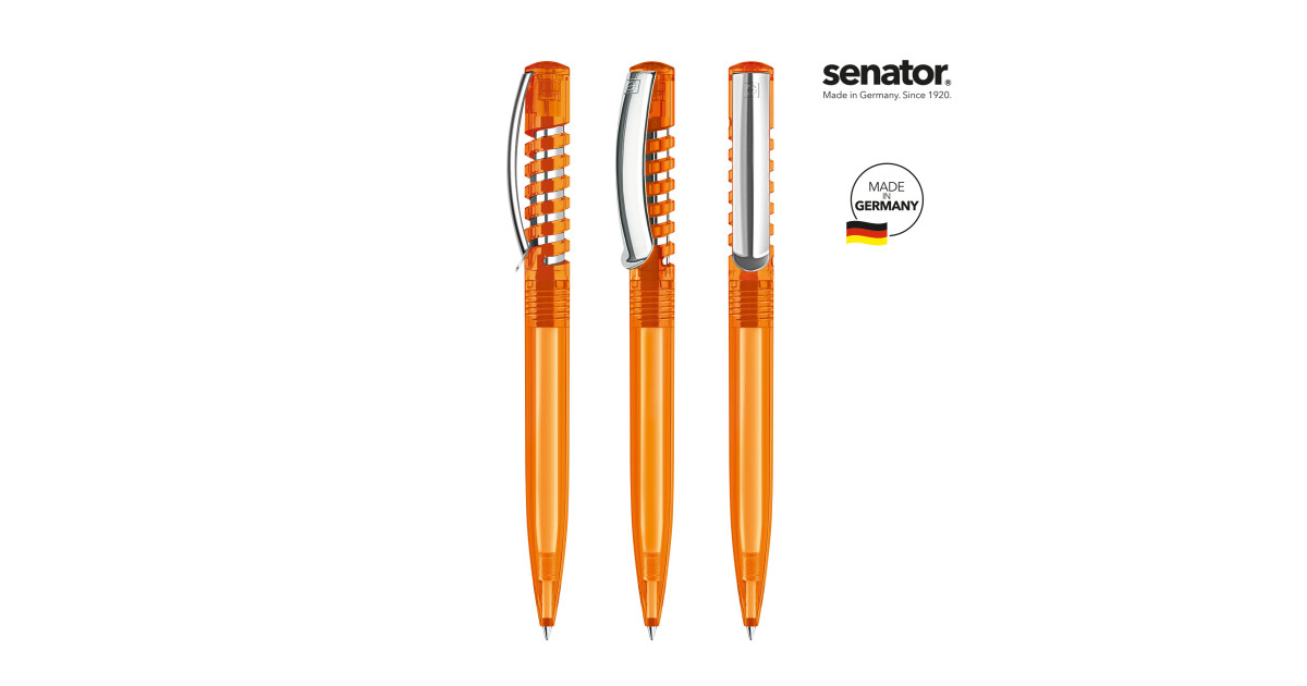 senator New Spring Clear MC Druckkugelschreiber als Werbeartikel ab 1,25