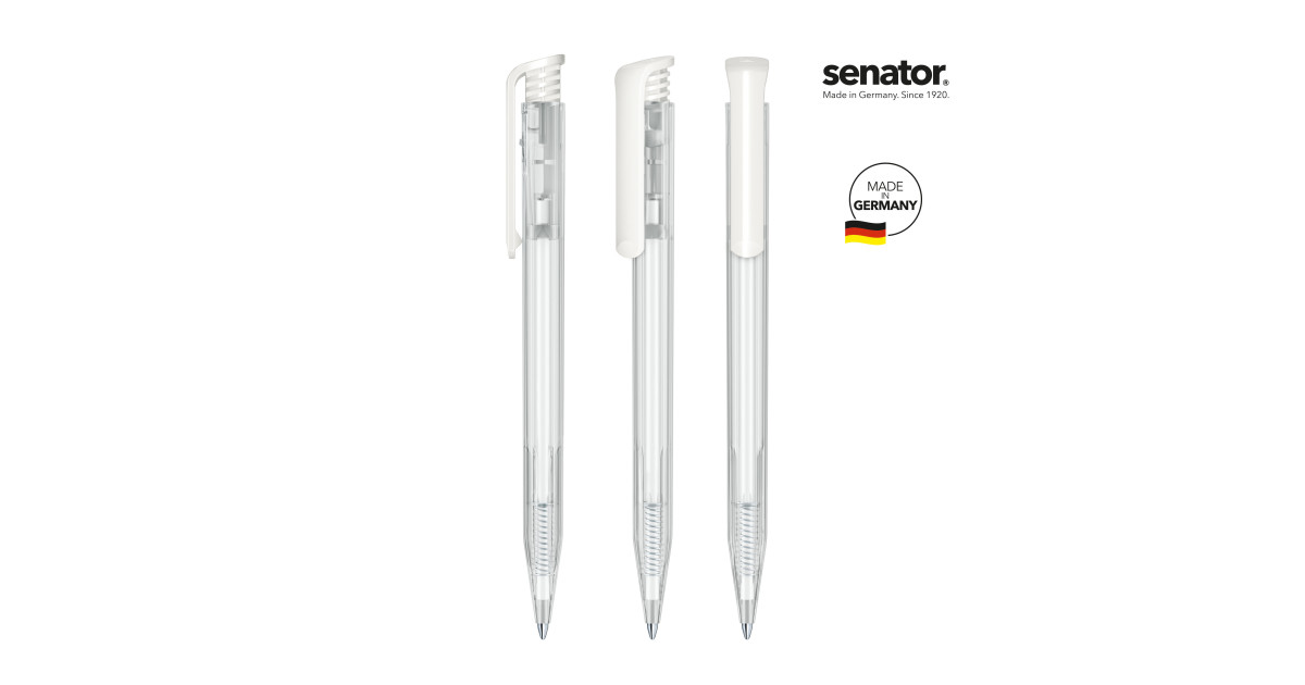 senator Super Hit Clear Druckkugelschreiber als Werbeartikel ab 0,27