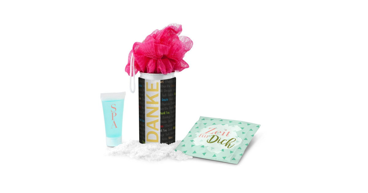 Geschenkset / Präsenteset: SPA Dose, Wellness-Geschenk in der Dose ...