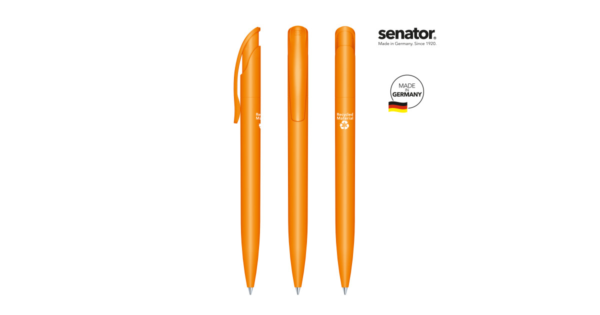 senator Challenger Matt Recycled Druckkugelschreiber als Werbeartikel ...