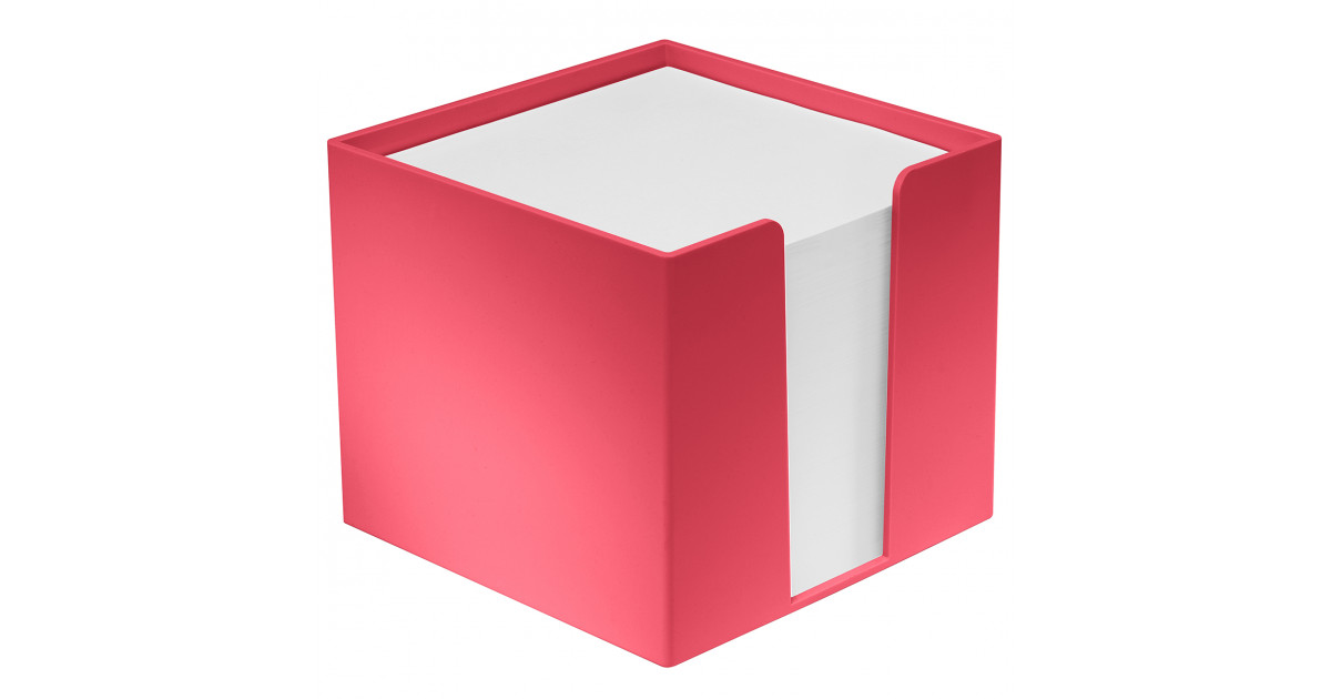 Zettelbox Epsilon aus recyceltem Kunststoff als Werbeartikel ab 3,55