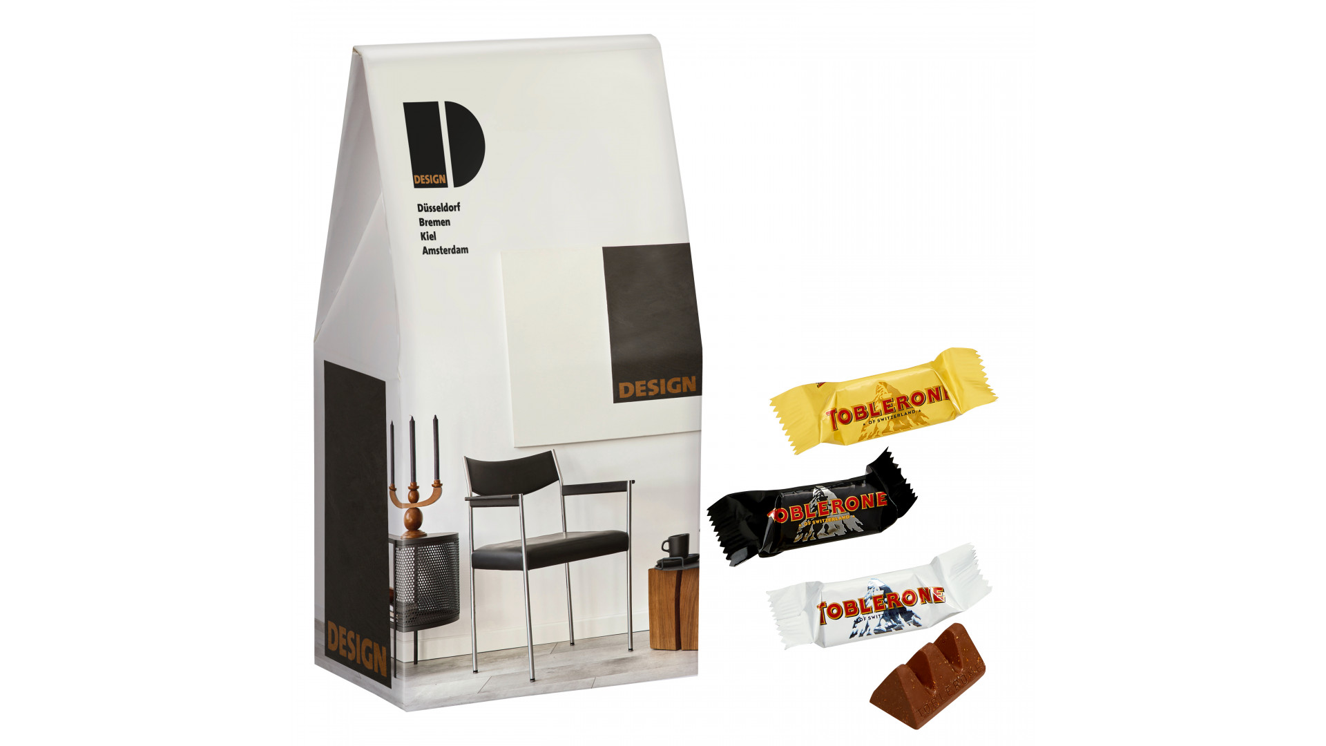 Maxi-Promo-Pack mit Toblerone Mini Mix als Werbeartikel ab 8,54