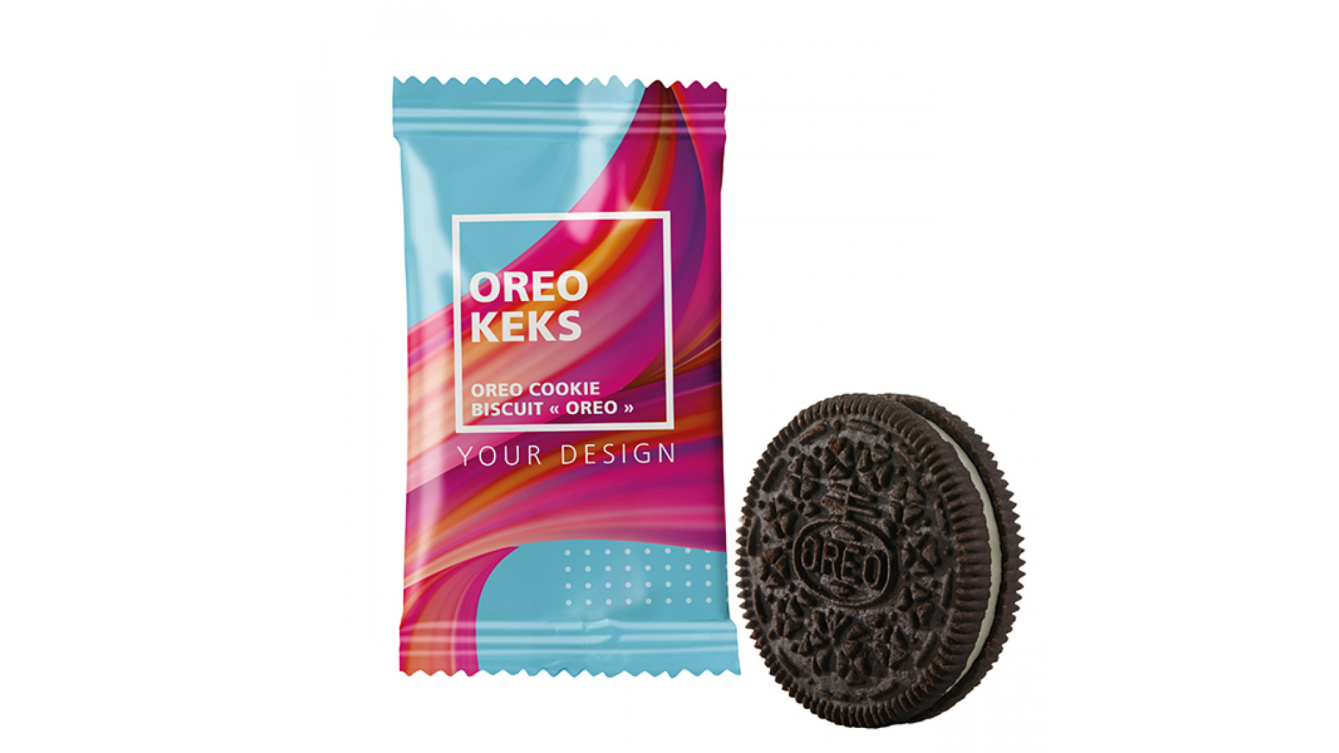 OREO Keks im Flowpack (w2p) als Werbeartikel ab 0,35