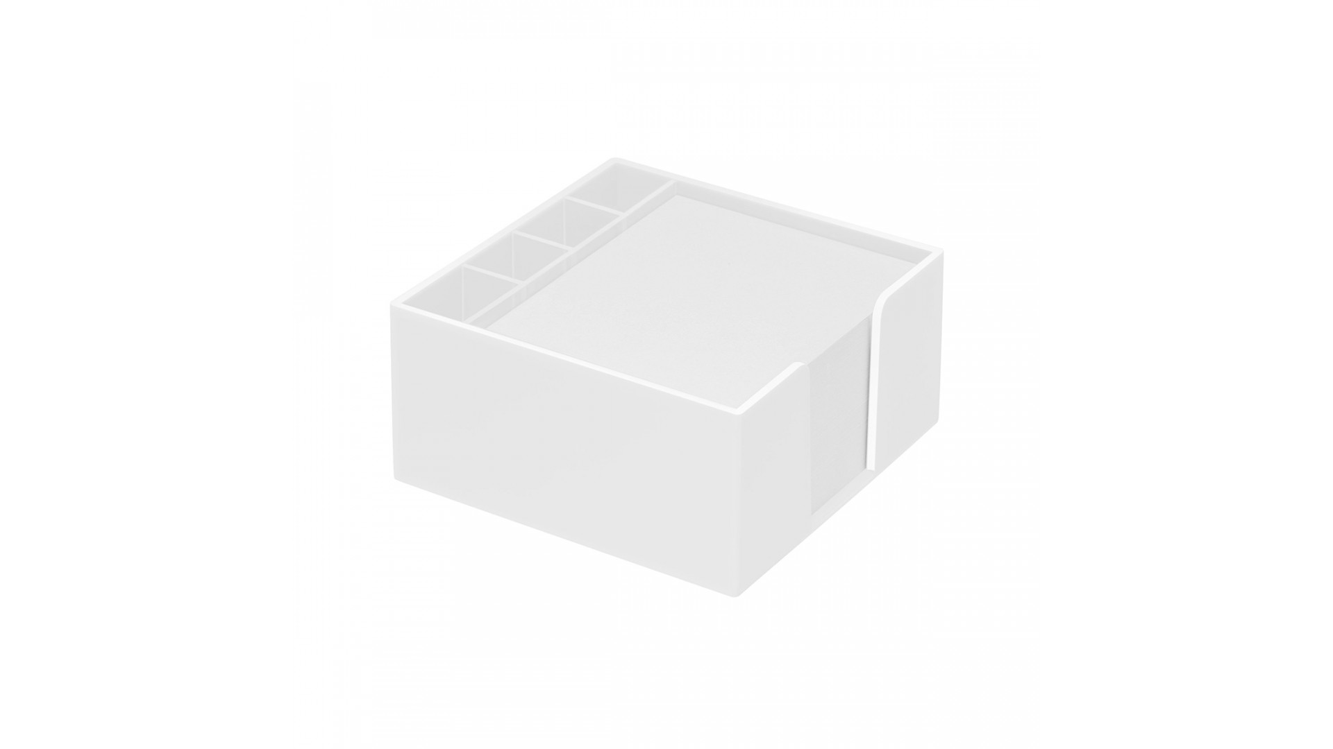 Zettelbox mit Köcher Lambda mit weißem Papier als Werbeartikel ab 3,35