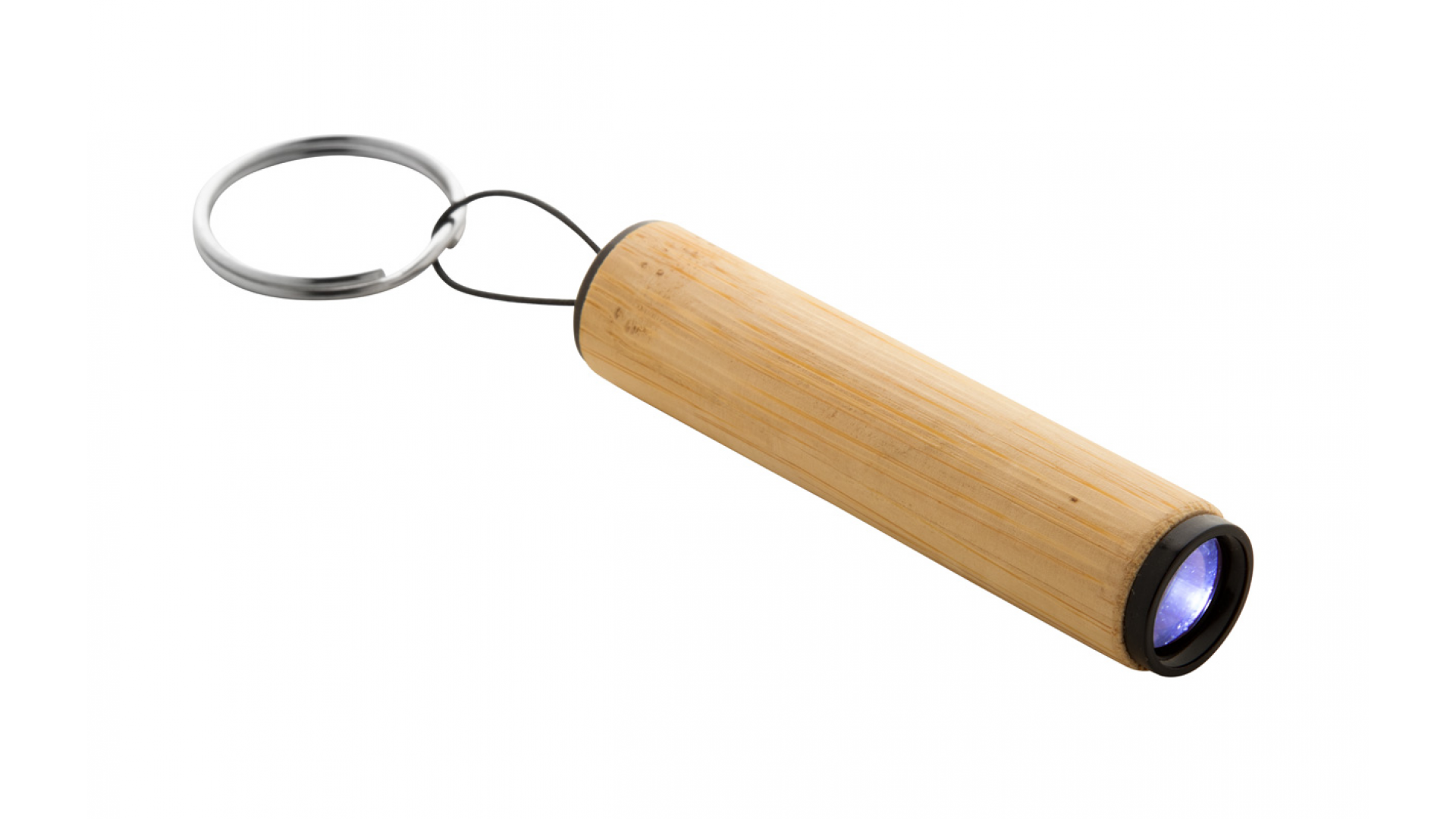 Bambus-Taschenlampe Lampoo, natur als Werbeartikel ab 0,92