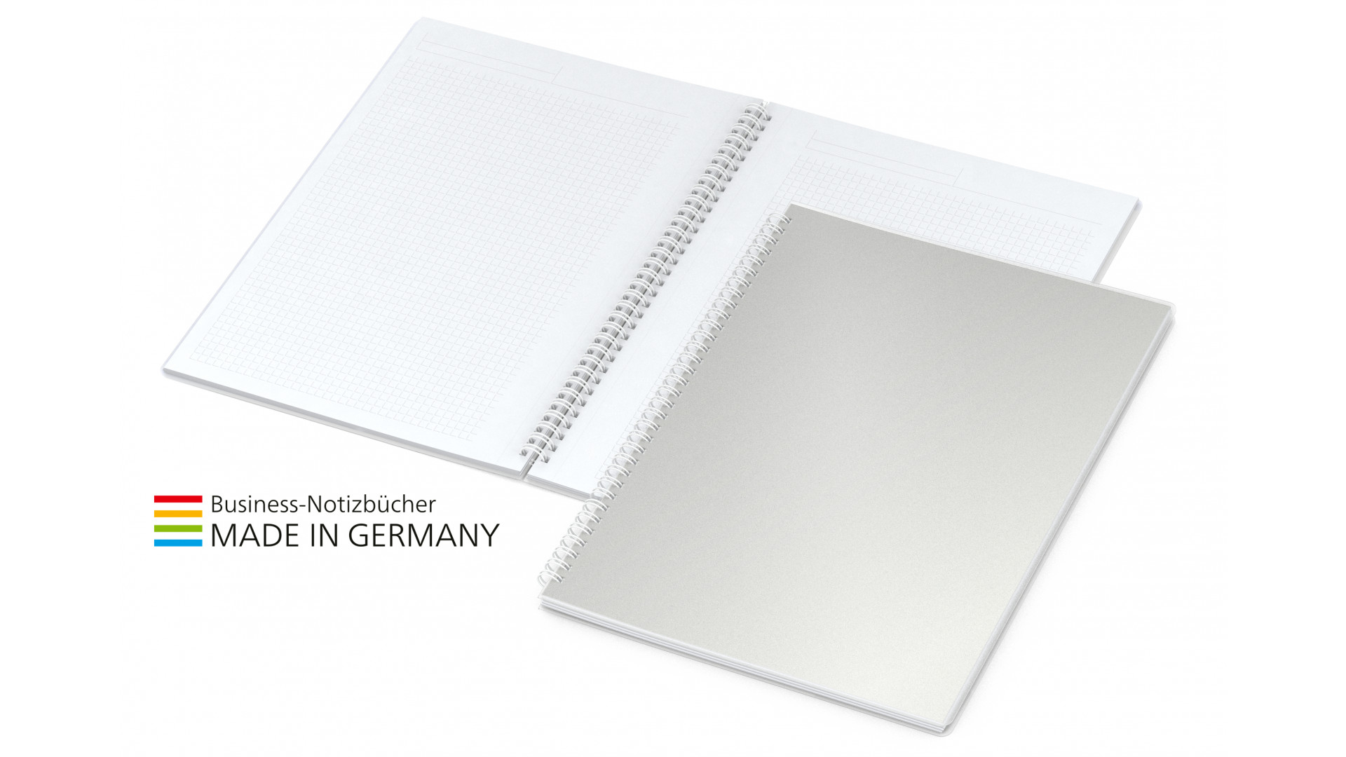 Notizbuch Bizz-Book Polyprop Bestseller inkl. 4C-Druck als Werbeartikel ...