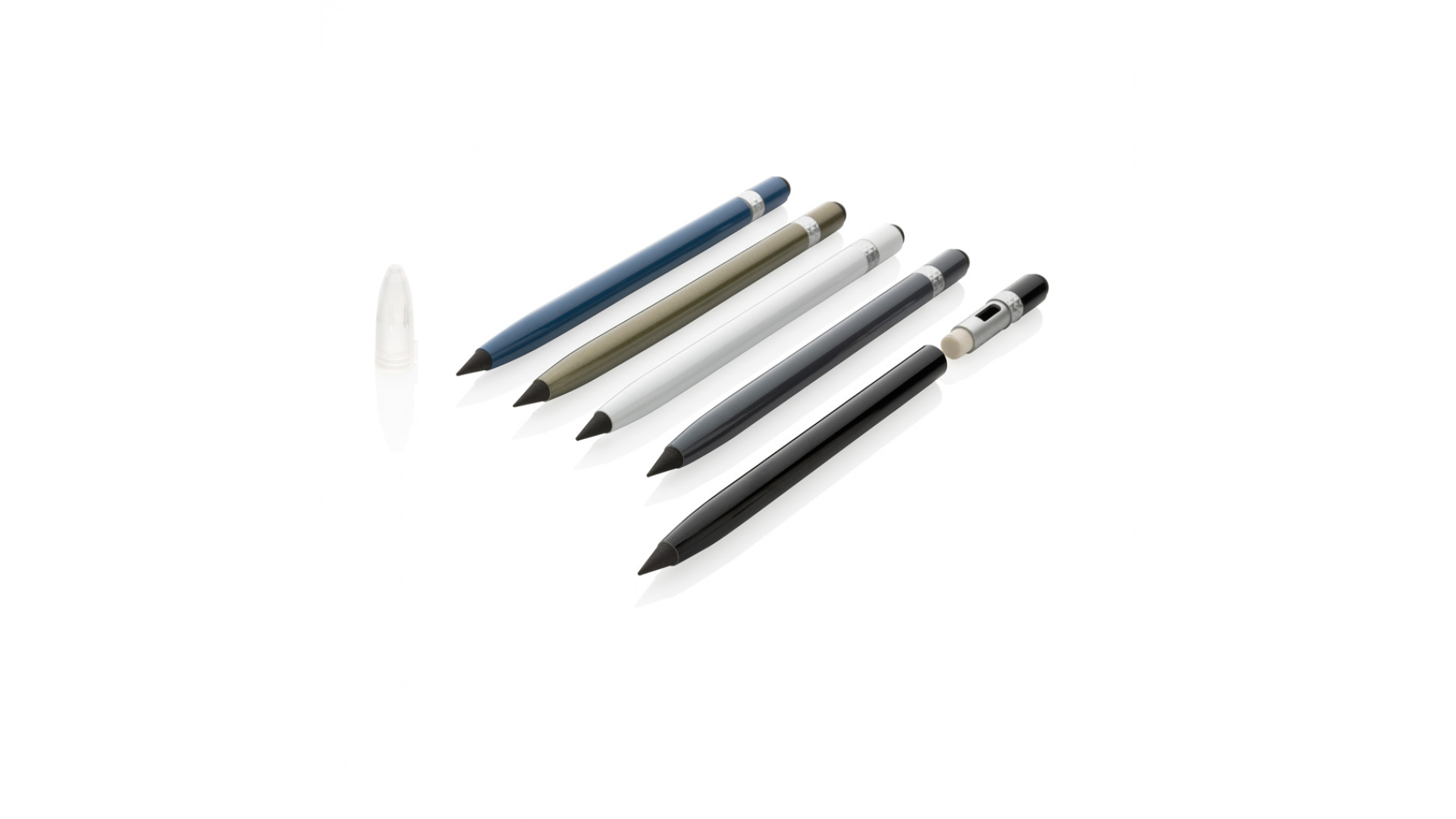 Tintenloser Stift aus Aluminium mit Radiergummi als Werbeartikel ab 1,33
