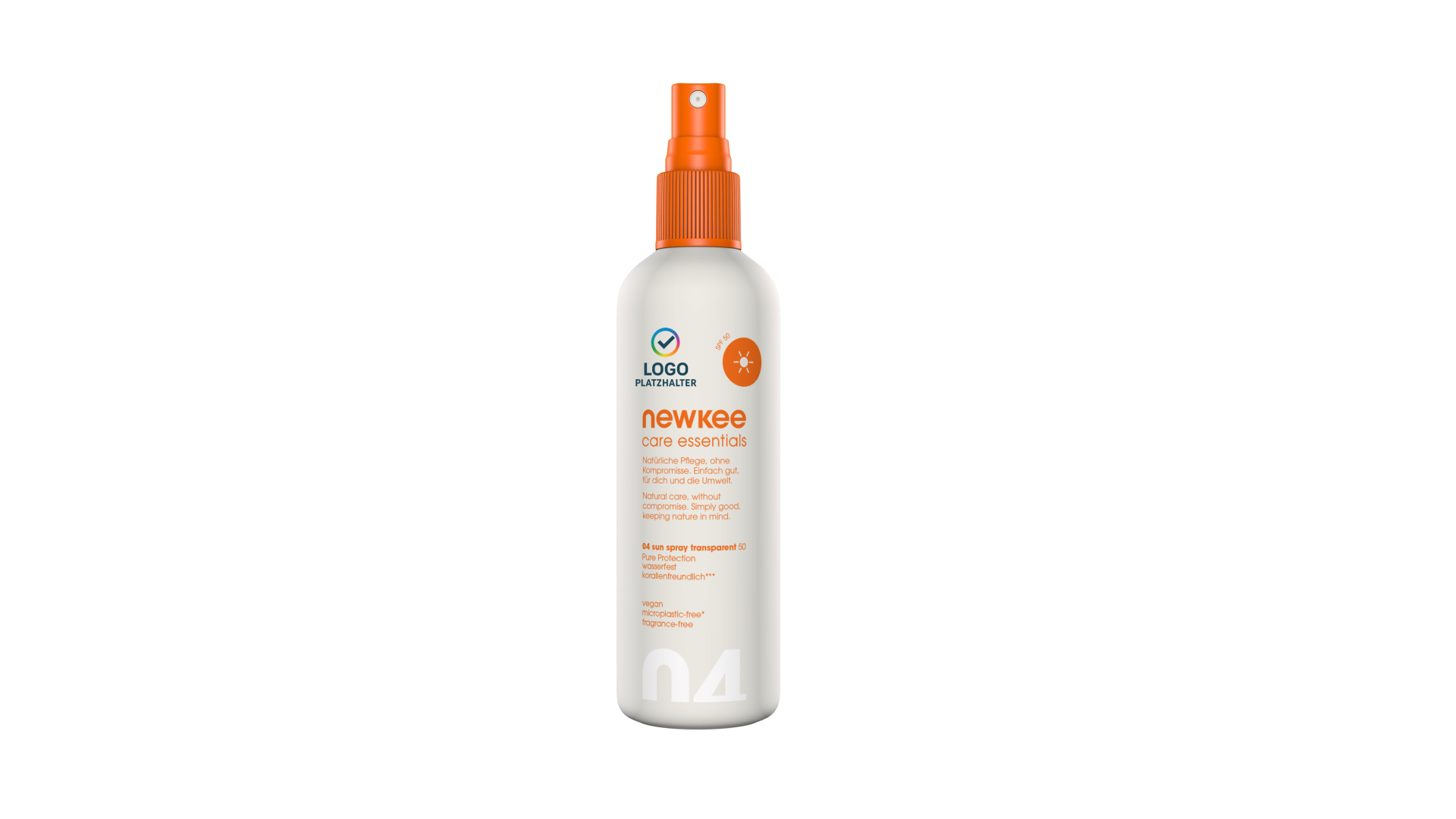 newkee Sun Spray Transparent LSF50 Sonnenspray als Werbeartikel ab 10,50